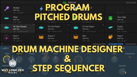 Tips To Play With Pitch Using Drum Machine Designer Step Sequencer