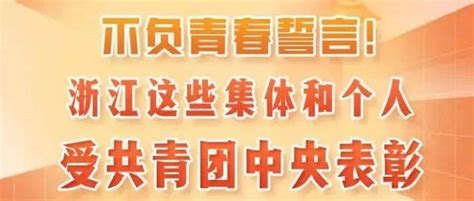 不负青春誓言！浙江32个集体和36名个人获评全国“两红两优”熠蝶弓玉校对