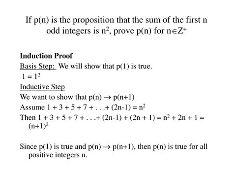 Ppt Mathematical Induction Powerpoint Presentation Free Download