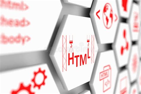Conceito Do Html Ilustração Stock Ilustração De Rede 105510202 Conceito Do Html Ilustração Stock Ilustração De Rede 105510202