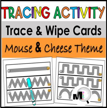 Line Tracing Write Wipe Activity Cards By Marcia Murphy TPT