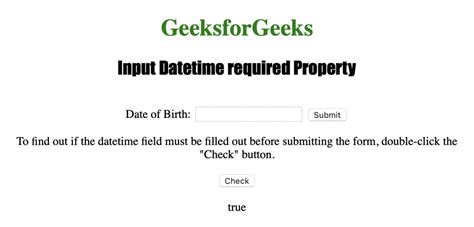 Html Dom Input Datetime Required 属性 码农参考