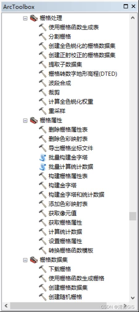 【arcgis】arcgis toolbox中文对照 arctoolbox中文 csdn博客