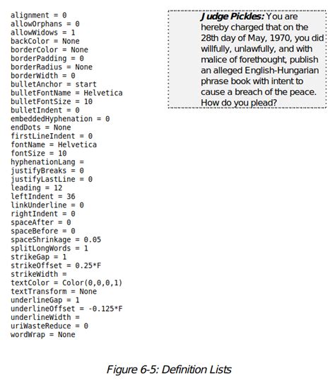 chapter 6 paragraphs reportlab docs