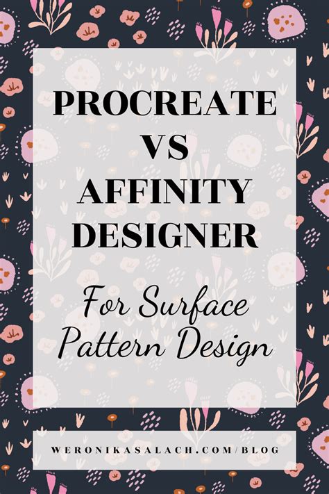 Procreate Or Affinity Designer For Surface Pattern Design — Weronika