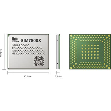 SIMCom SIM7800 Series Multi Band Dual Band GSM GPRS EDGE Automotive Grade LTE Cat 4 Module