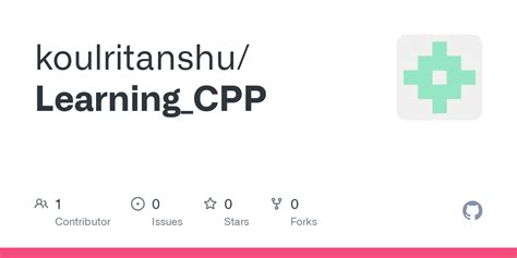 github koulritanshu learning cpp