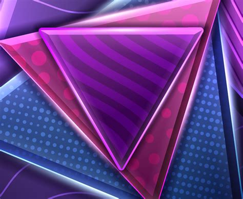 Colorful Triangular Abstract Background Vector Art And Graphics