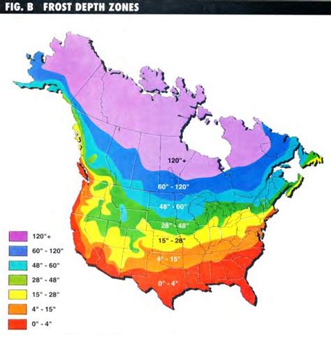 Frost Depth Map Canada Park Houston Map
