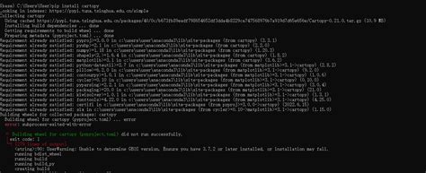 Cartopy Did Not Work With The Previous Installation · Issue 2098