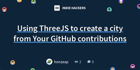 Using Threejs To Create A City From Your Github Contributions