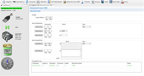 Ev2400启动可以读取电量，但是刷新registers时，报错no Acknowledge From Device，无法更新 电源管理论坛 电源管理 E2e™ 设计支持