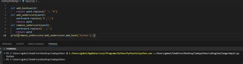 Python Codingchallenge Stringmanipulation Datascience Gokul Sunil