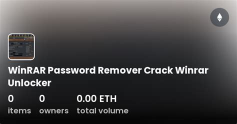 Winrar Password Remover Crack Winrar Unlocker Colección Opensea