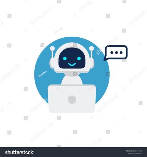 Robot Icon Chat Bot Sign Support Stock Vector Royalty Free 1209678496 Shutterstock