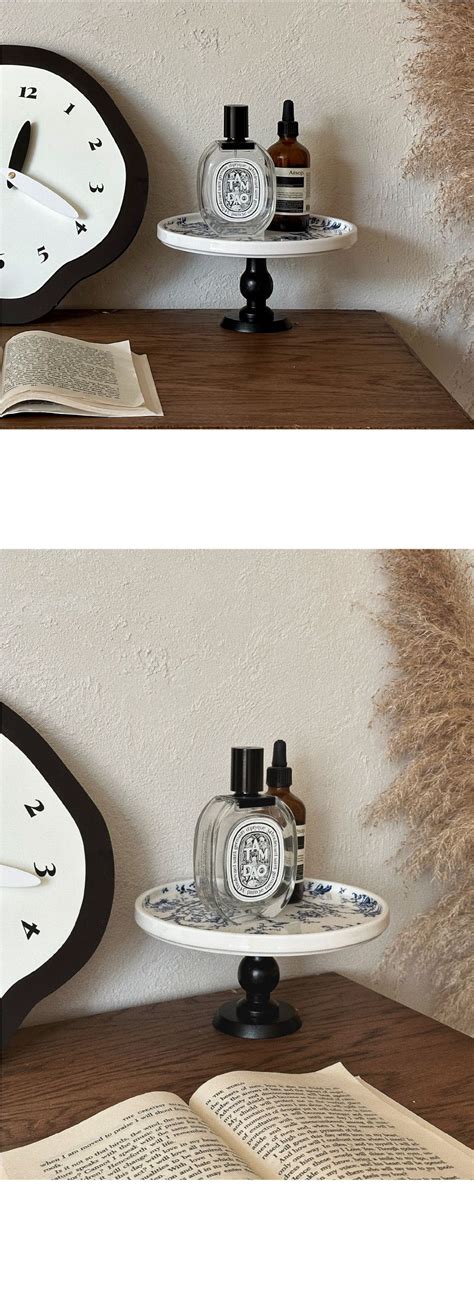 트레이·보석함 프렌치 빈티지 스탠드 우드트레이 악세사리 향수 소품 트레이 오늘의집 쇼핑