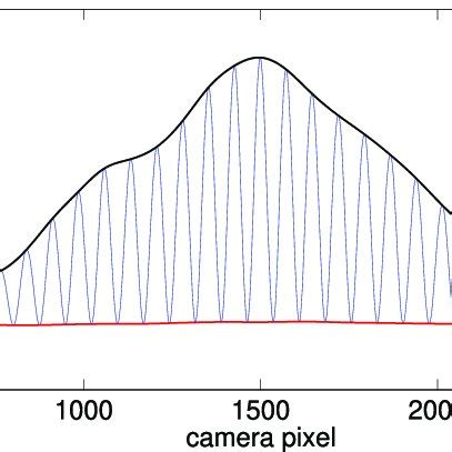 The Interference Pattern Example Of A Camera Shot Of The Interference Download Scientific