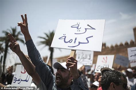 Thousands Protest In Morocco Against Corruption Daily Mail Online