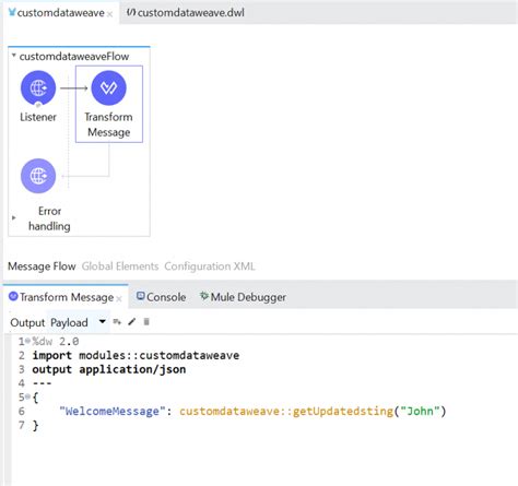 Custom Dwl Function Using Custom Module Mulesy