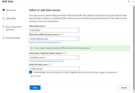 Build An Azure Ai Chatbot Using Your Own Data From Blob Storage Azure