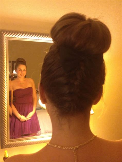 Bows And Briefcases Sock Bun