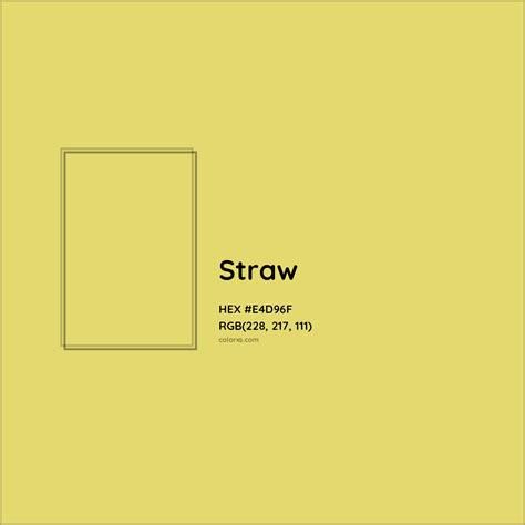 Straw Complementary Or Opposite Color Name And Code E4d96f
