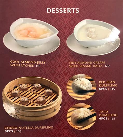 Menu At Shi Lin Glorietta 2 Restaurant Makati 2f