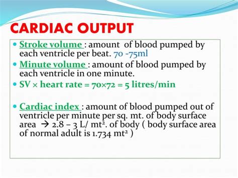 Cardiac Output Pptx