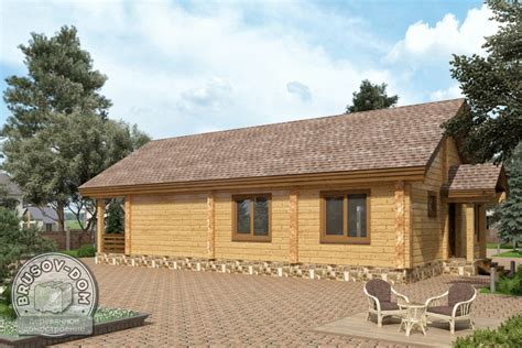 Проект дома из профилированного бруса СД СД 75ПБ