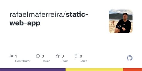 Github Rafaelmaferreira Static Web App