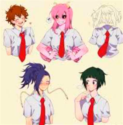 Uraraka Ochako Jirou Kyoka Asui Tsuyu Ashido Mina Bok