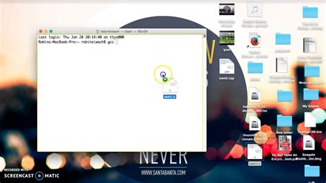 How To Compile C C Program On Mac Terminal Youtube