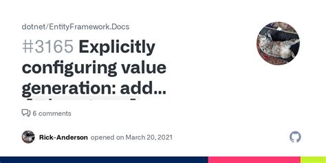 Explicitly Configuring Value Generation Add ` Timestamp ` · Issue 3165 · Dotnet
