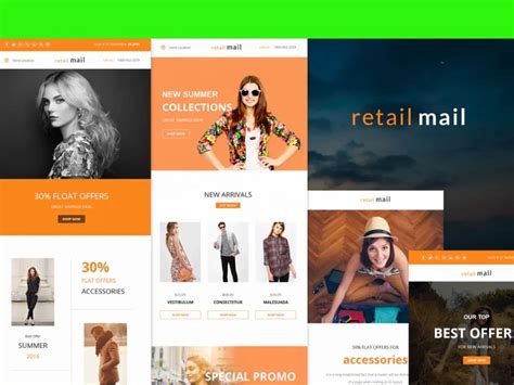 Custom Hand Coded Html Email Template And Newsletter For Email Campaign