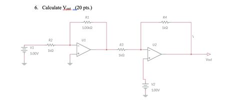 solved 1 ﻿calculate vout