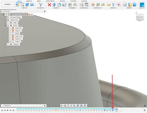 fillet or chamfer command fails without warning message in fusion 360