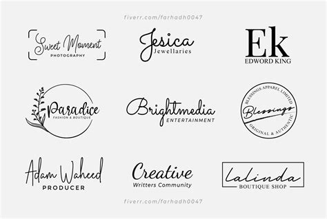 I Will Design A Scripted Handwritten Cursive Stylish Signature Logo