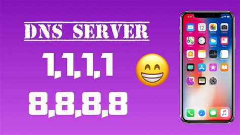 How to change the DNS server settings on an iPhone - YouTube