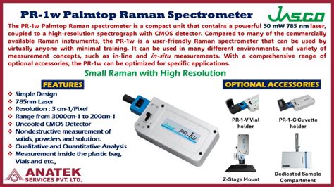 The Jasco Corporation Pr 1w Palmtop Raman Spectrometer Is A Compact Unit That Contains A