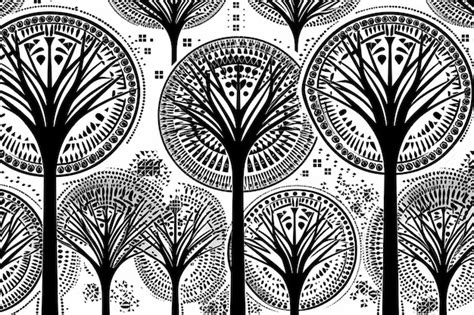 Premium AI Image A Set Of Trees With The Word F On Them