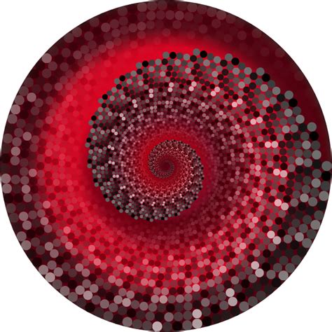 Grayscale Swirling Circles Vortex Variation 10 Openclipart