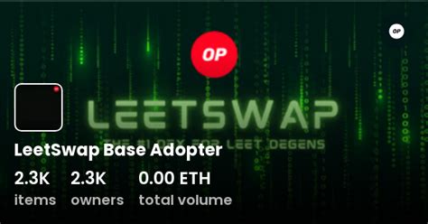 Leetswap Base Adopter Collection Opensea