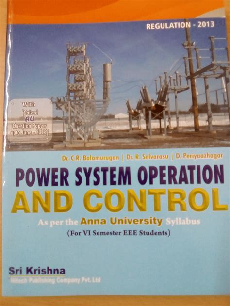 pdf power system operation and control