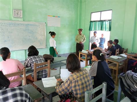 ရွှေသောင်ယံမြို့၌ ၂၀၂၂ ၂၀၂၃ ပညာသင်နှစ်အတွက် တက္ကသိုလ်ဝင်တန်းစာမေးပွဲ အောင်ချက်မြင့်မာရေး စာသင်က