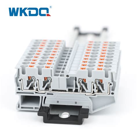 DIN Rail Connectors Jpt 4 Qu Push In Terminal Block DIN Rail Connectors And DIN Rail Terminal