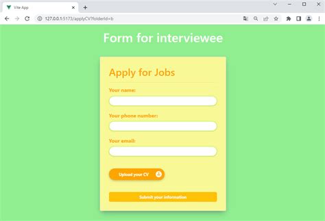 Cvs Management Application Built With Vuejs