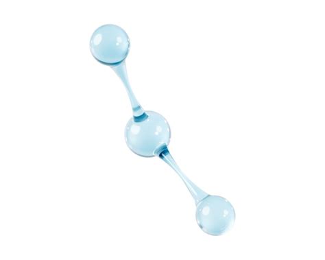 Premium Vector Glass Molecule Model 3d Abstract Molecular Structure On White Background Vector