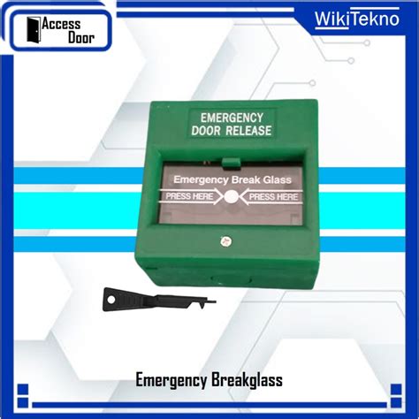 Jual Breakglass Break Glass Emergency Door Release Access Control
