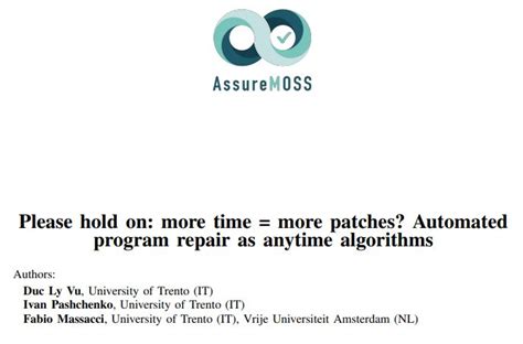 Ivan Pashchenko On Linkedin Heard About Automatic Program Repair Apr