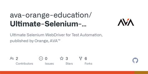 Ultimate Selenium Webdriver For Test Automationreadmemd At Main · Ava